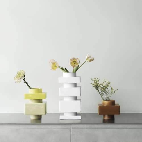 Vasen Deko Object S4 Normann Copenhagen / 16 x 16 x H 16 cm - Grün ...