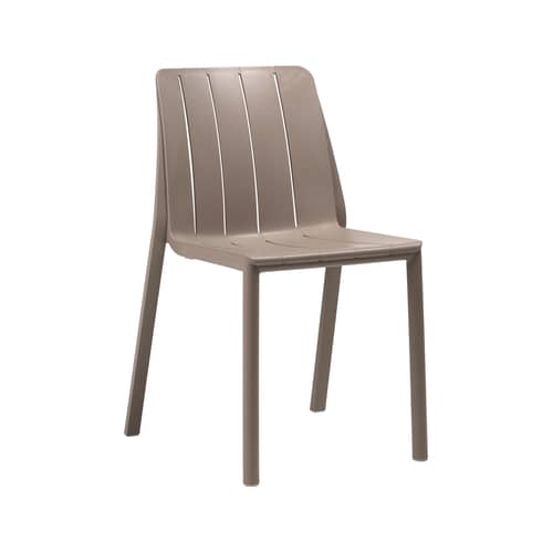 Stacking chair Tiberina NARDI / Set of 6 - Beige - Composite material ...