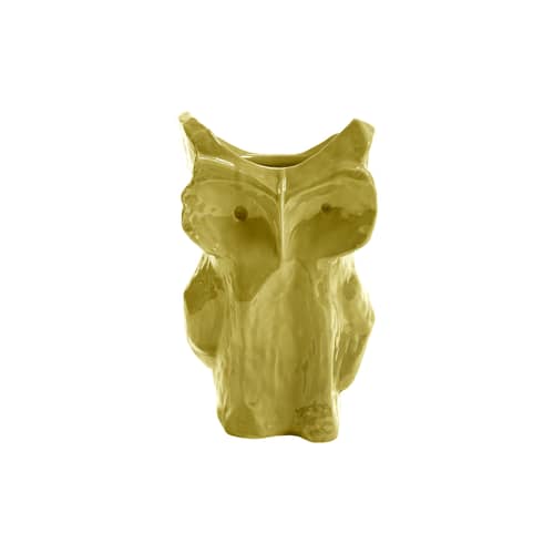 Vase After Midnight Owl Serax / Large - H 30 cm - Yellow - Ceramic ...