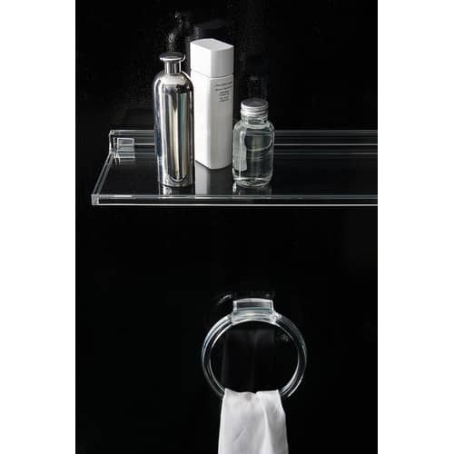 Shelf Shelfish Kartell / L 45 cm - Transparent - Plastic material ...