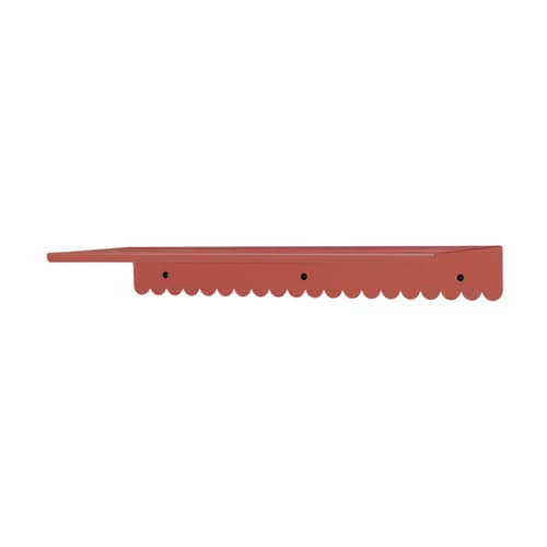 Wall shelf Vibes Large NOBODINOZ / L 50 cm - Red - Metal | Made In Design