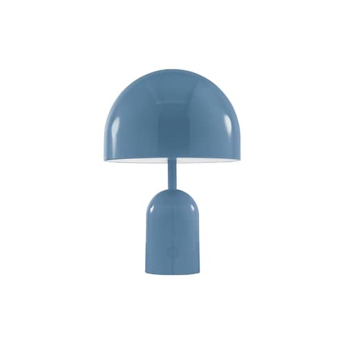 Wireless rechargeable lamp Bell Portable LED Tom Dixon / H 28 cm - Blue ...