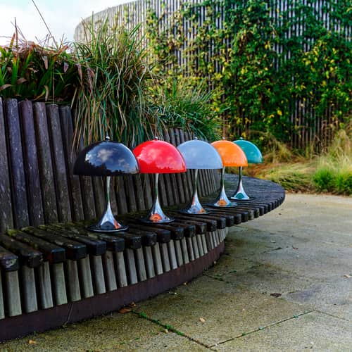 Lampe extérieur sans fil rechargeable Panthella Portable LED The ...