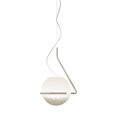 Suspension Tonda Large Foscarini / Ø 33 cm - Métal - Verre | Made In Design