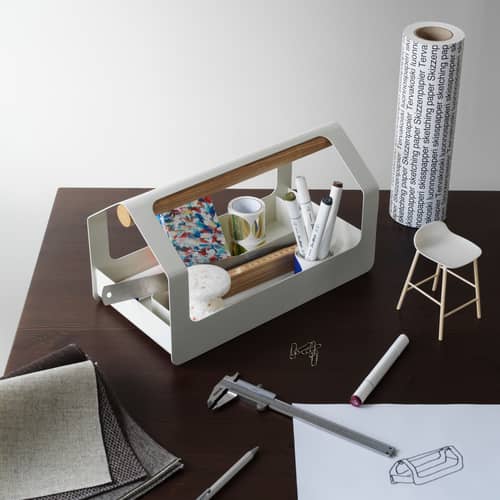 Bac de rangement Haus Toolbox Normann Copenhagen / 36 x 18 cm - Gris ...