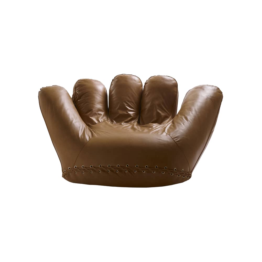 Fauteuil rembourré Joe POLTRONOVA - marron | Made In Design