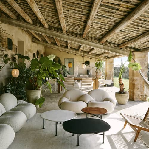 Table basse Carmel Medium Gubi - blanc | Made In Design