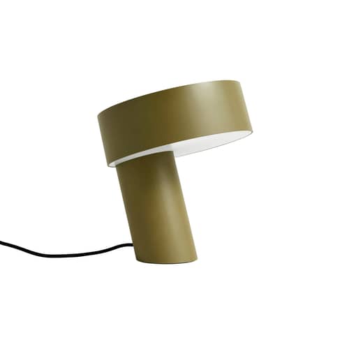 Lampe de table Slant Hay - Vert - Métal | Made In Design