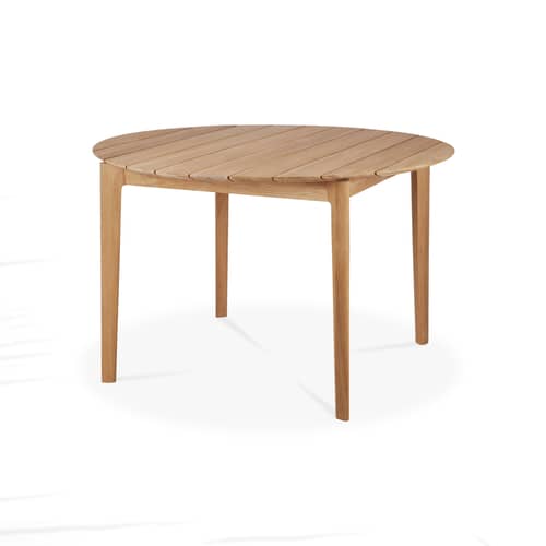 Table ronde Bok OUTDOOR Ethnicraft - bois naturel | Made In Design