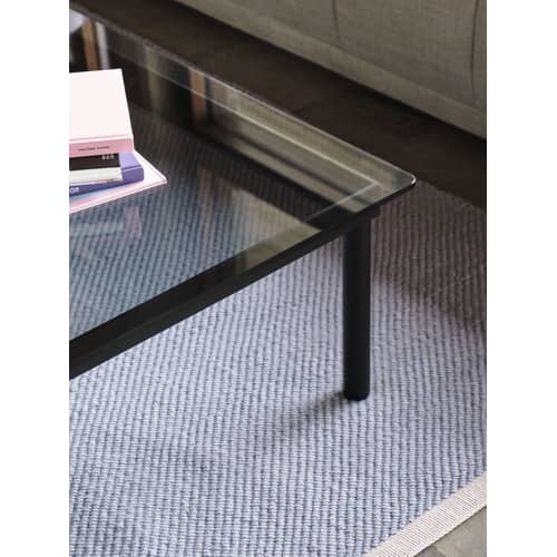 Hay Kofi Coffee table - black smoked grey | Made In Design UK
