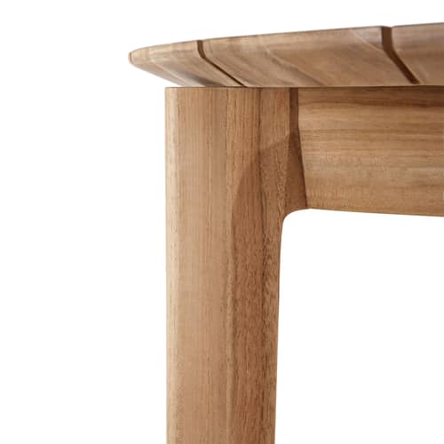 Table ronde Bok OUTDOOR Ethnicraft - bois naturel | Made In Design
