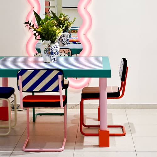 Gepolsterter Stuhl Super Chair von Seletti - bunt | Made In Design