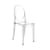 Chaise Victoria Ghost Kartell / Lot de 4 - Cristal | Made in Design