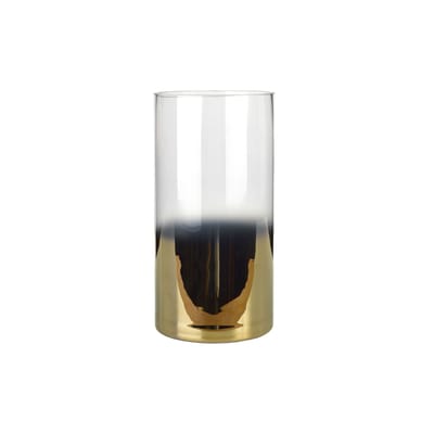 Pols Potten Half Large Vase - gold transparent | Made In Design UK