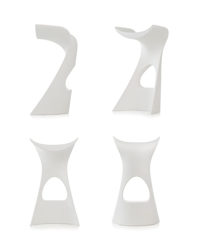 Slide Koncord Bar stool - white | Made In Design UK
