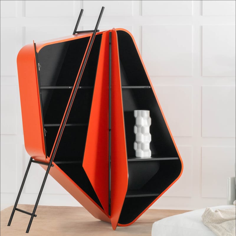 Driade Hidalgo Storage unit - oxyde red | Made In Design UK