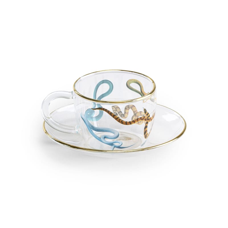 Seletti Toiletpaper - Snakes Coffee cup - multicoulered gold ...
