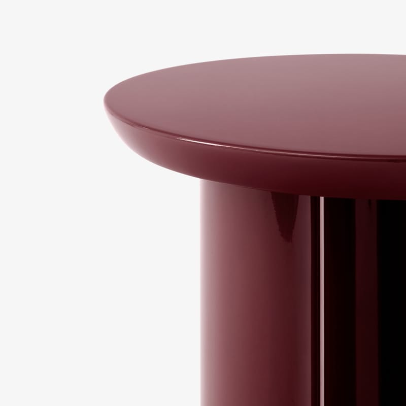 Table d'appoint Tung JA3 &tradition - rouge | Made In Design