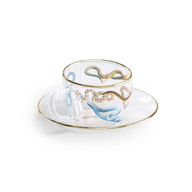 Seletti Toiletpaper - Snakes Coffee cup - multicoulered gold ...
