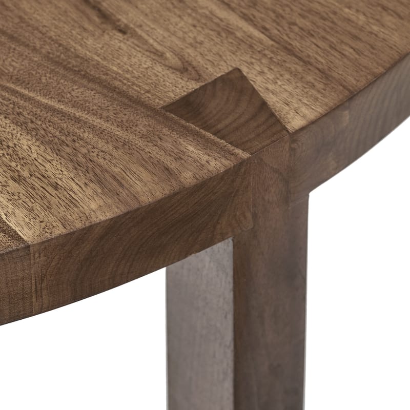 valerie objects Walnut Solid Round table - walnut | Made In Design UK