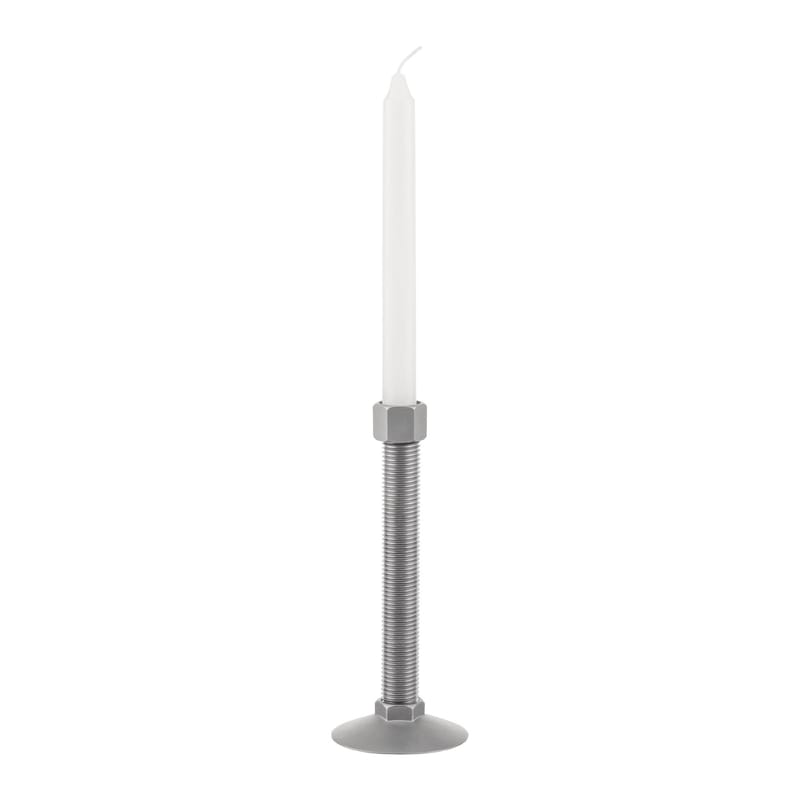 Alessi Conversational Objects Candle stick - mat steel | Made In Design UK