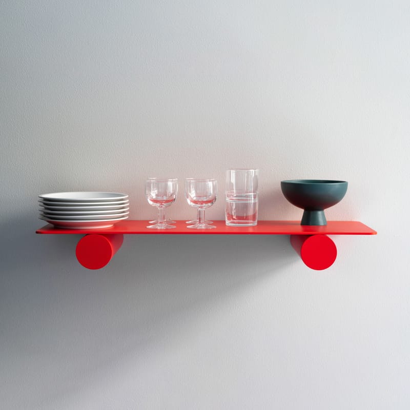 Etagère Pipeline Duo raawii - rouge | Made In Design