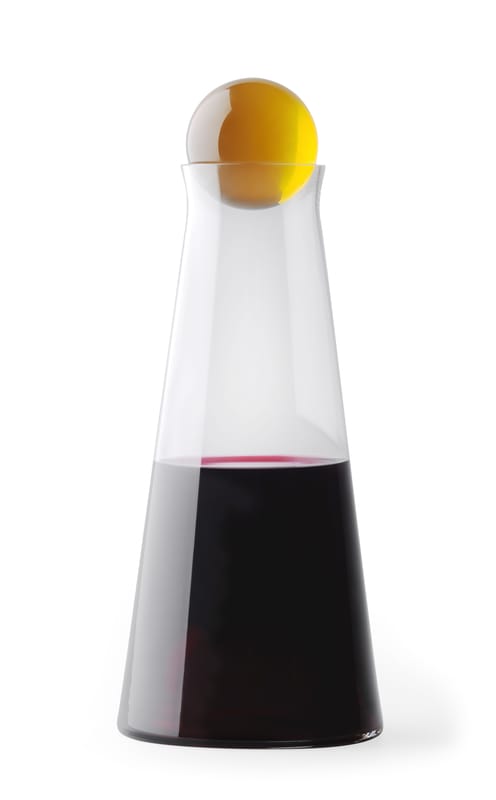 Design House Stockholm Fia Carafe - transparent amber | Made In Design UK