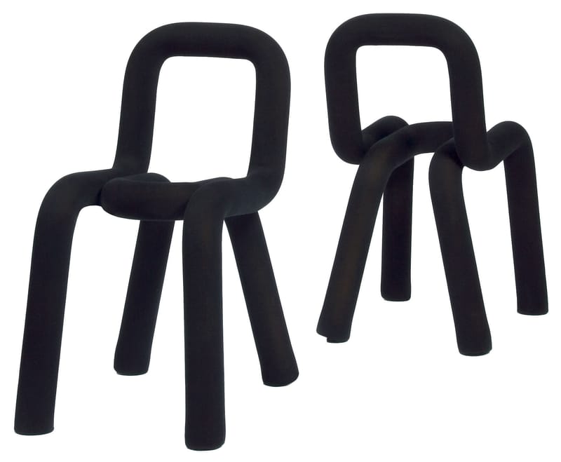 Moustache Bold Padded chair - black | Made In Design UK