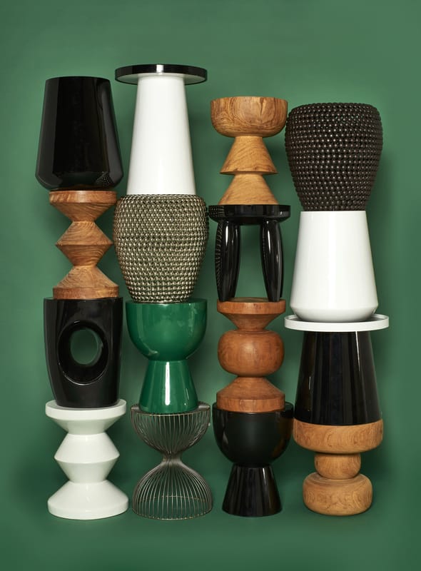 Hocker Zig Zag von Pols Potten - holz natur | Made In Design