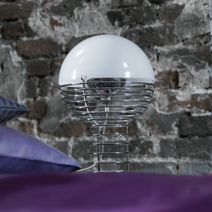Verpan Wire Table lamp - white | Made In Design UK