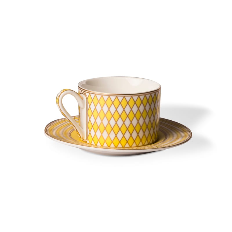 Tasse à thé Chess Pols Potten - jaune vert | Made In Design