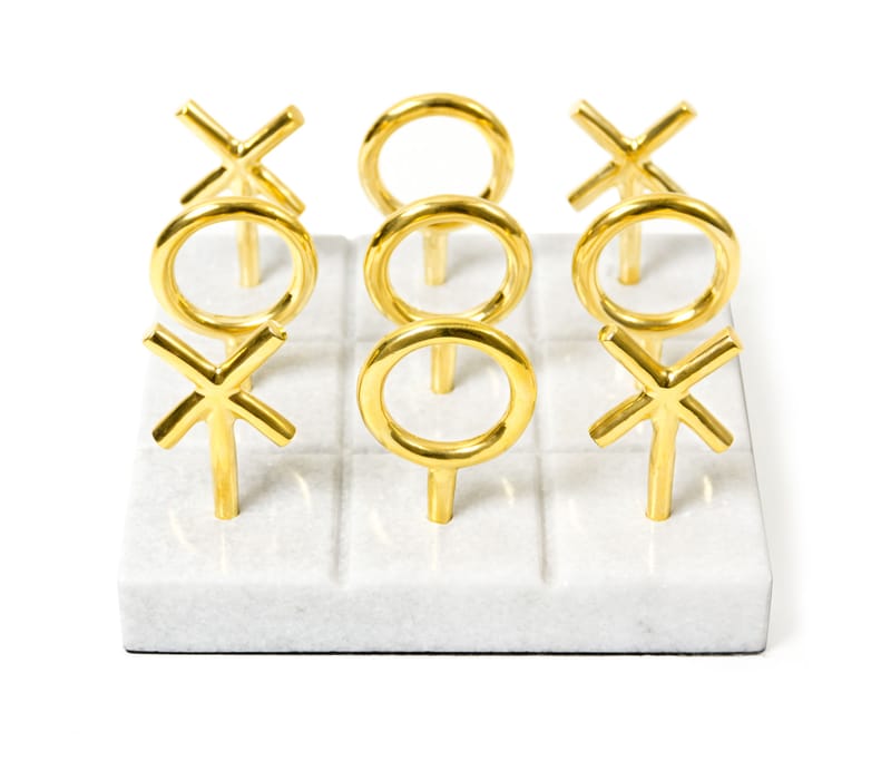 Jeu de morpion Tic Tac Toe Jonathan Adler - | Made In Design