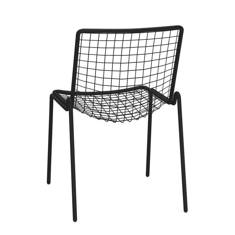 Emu Rio R50 Stacking chair - black | Made In Design UK