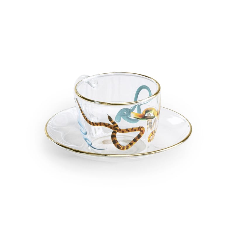 Seletti Toiletpaper - Snakes Coffee cup - multicoulered gold ...