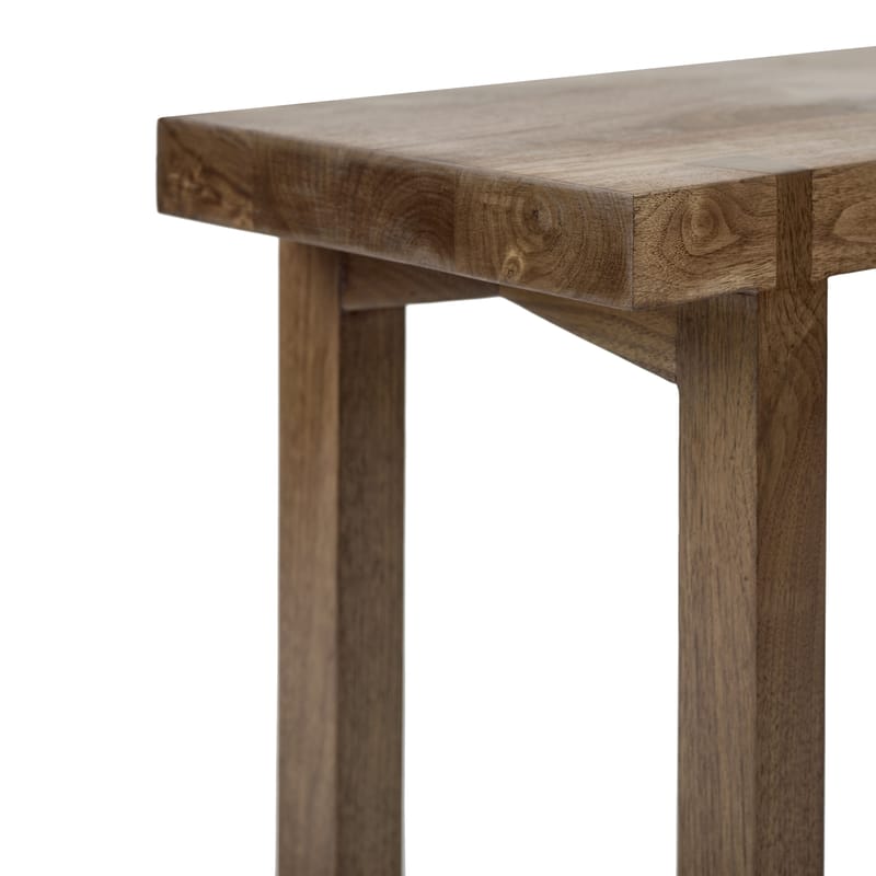 valerie objects Walnut Solid Small Bench - walnut | Made In Design UK