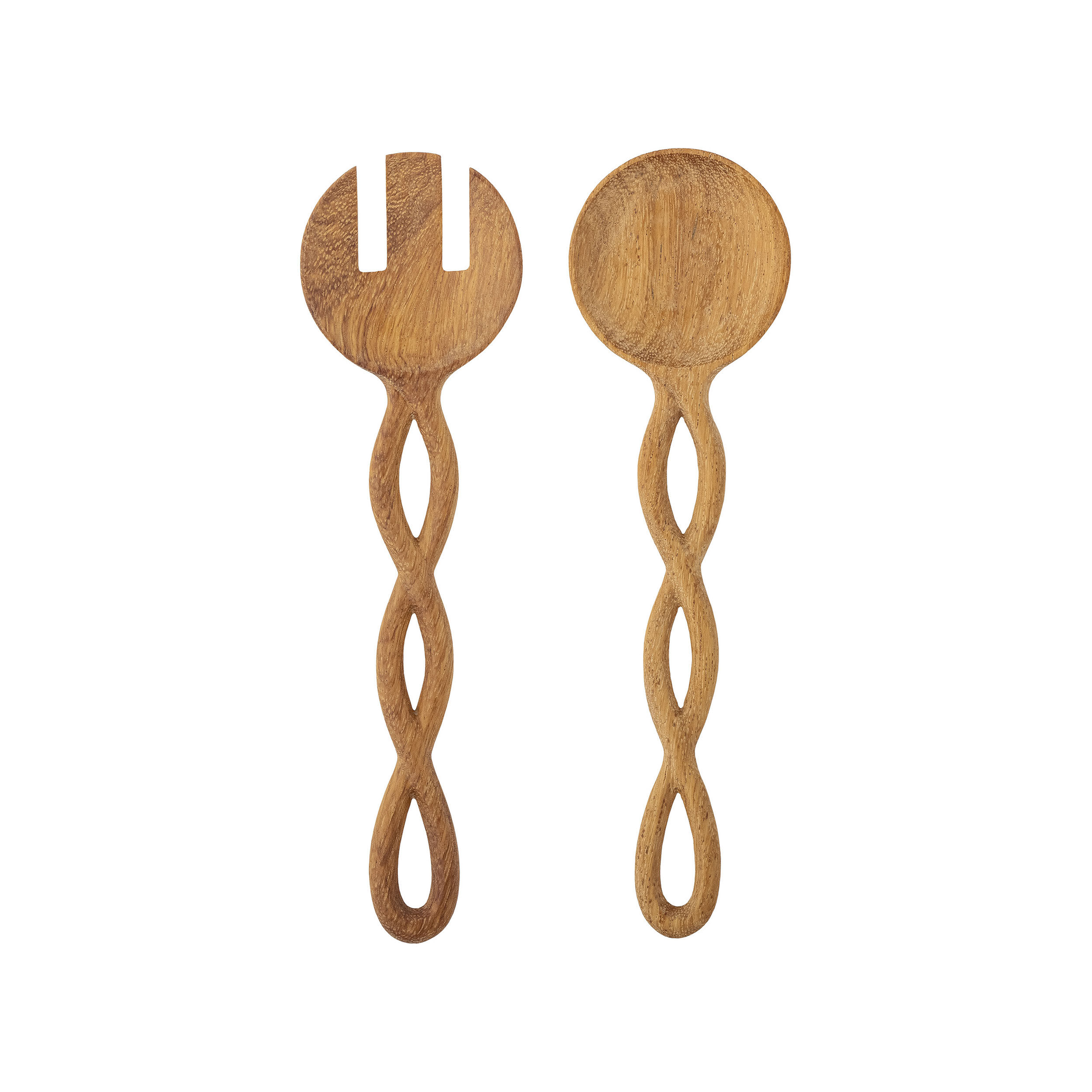 Couverts à salade Pinar Bloomingville - bois naturel | Made In Design