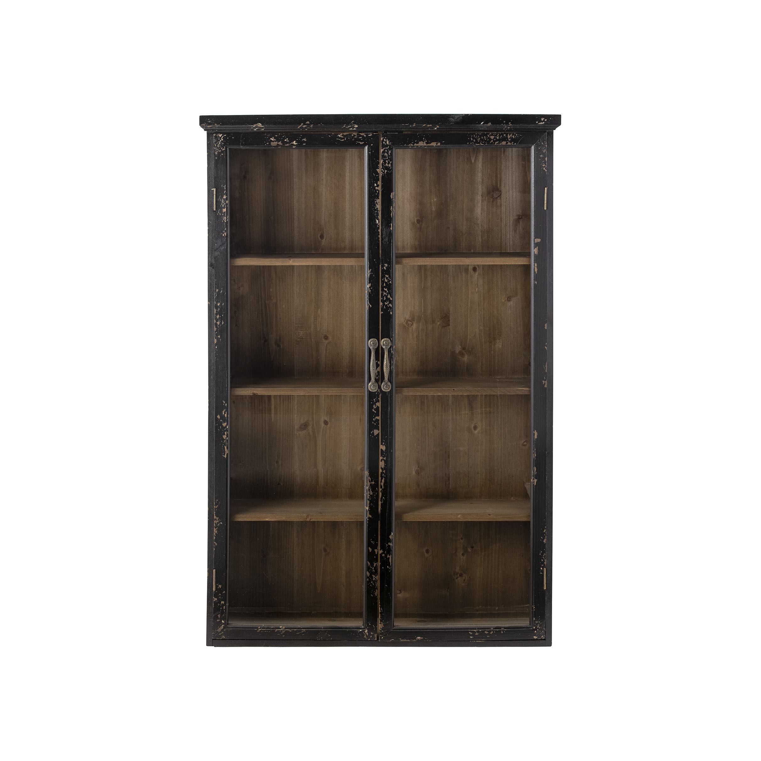 Bloomingville Hazem Wall storage - burnished black natural wood | Made ...