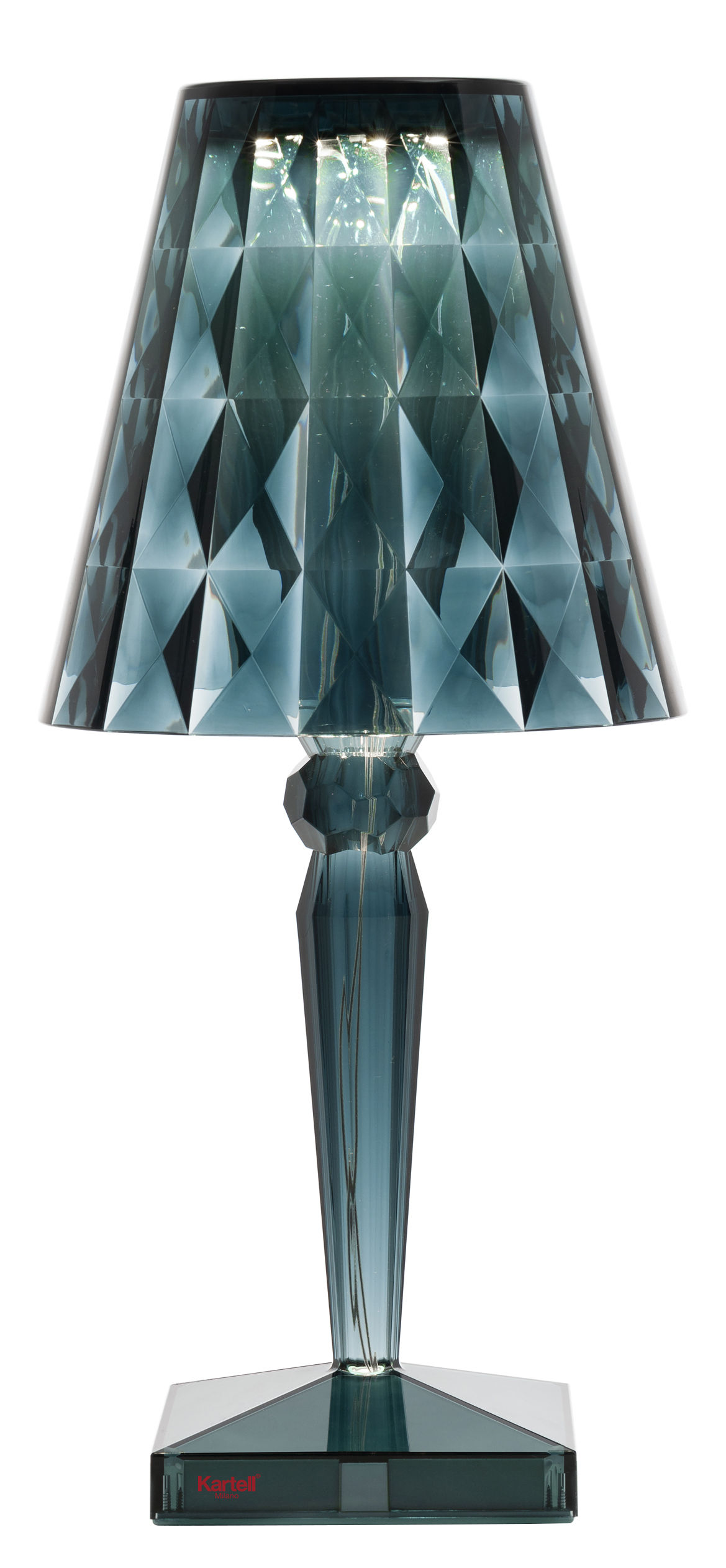 Lampada senza fili Big Battery LED di Kartell - Blu | Made In Design Lampada senza fili Big Battery LED di Kartell - Blu | Made In Design