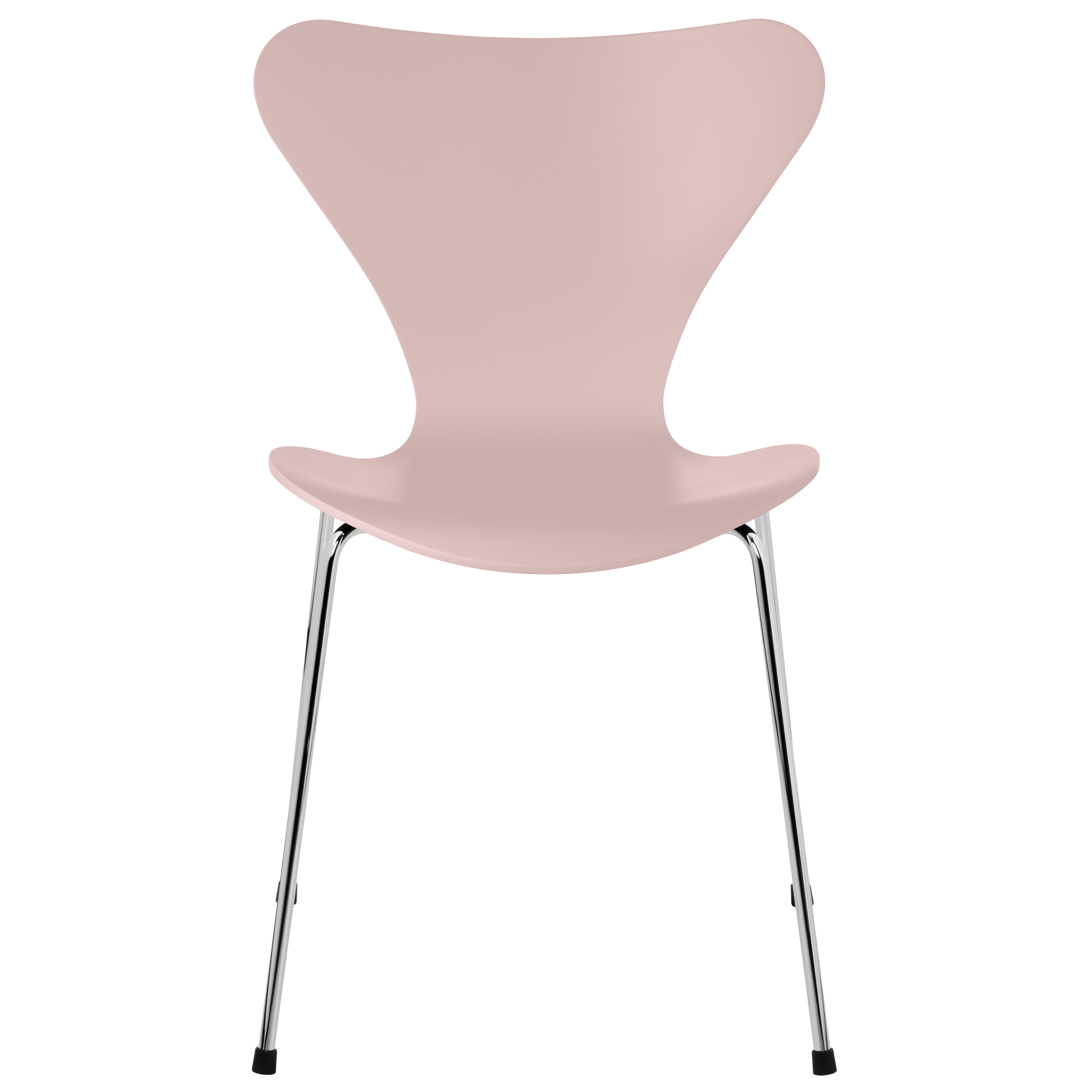 Serie 7 Stacking chair wood pink Tinted ash Fritz Hansen