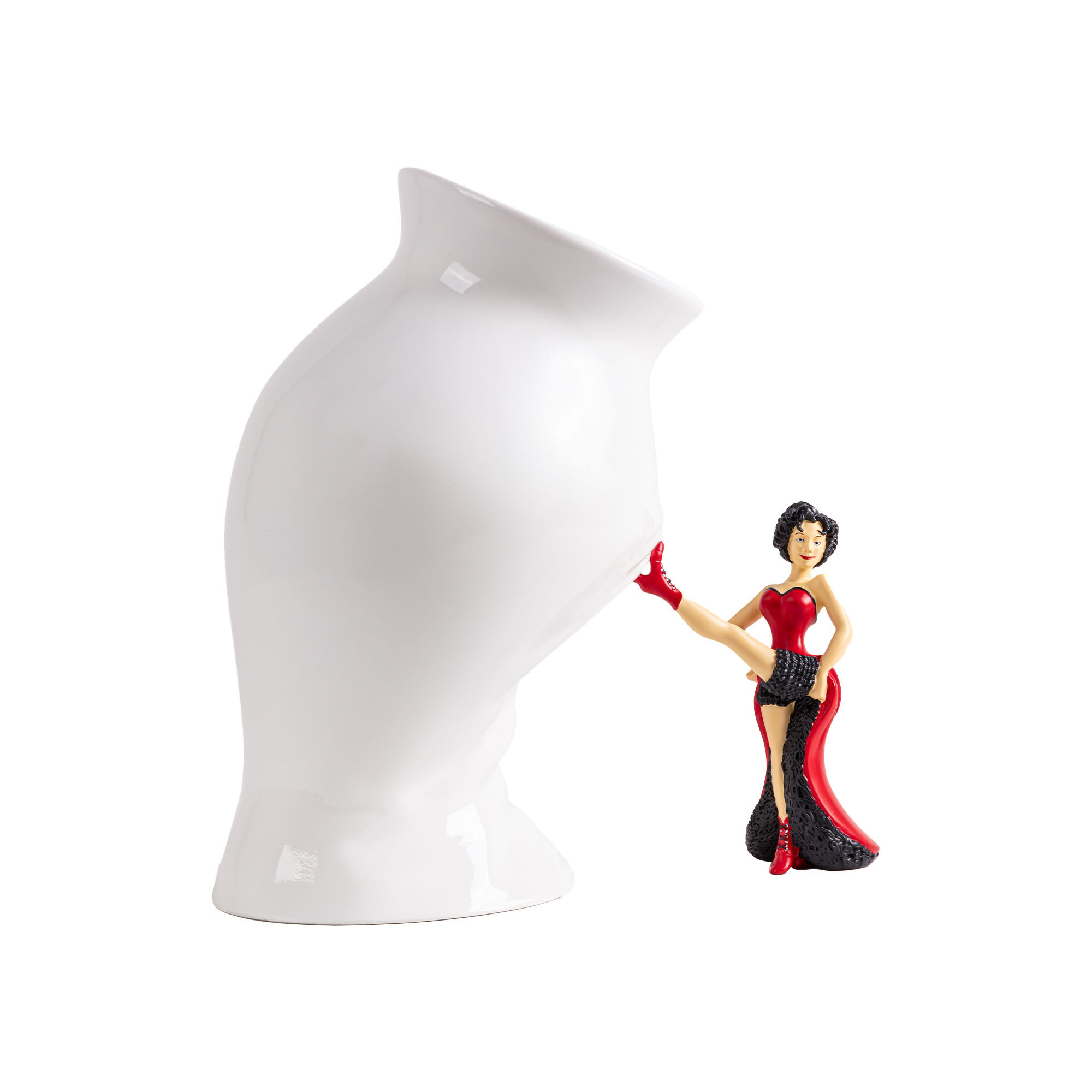 Vase Circus - Lucy Seletti - blanc | Made In Design