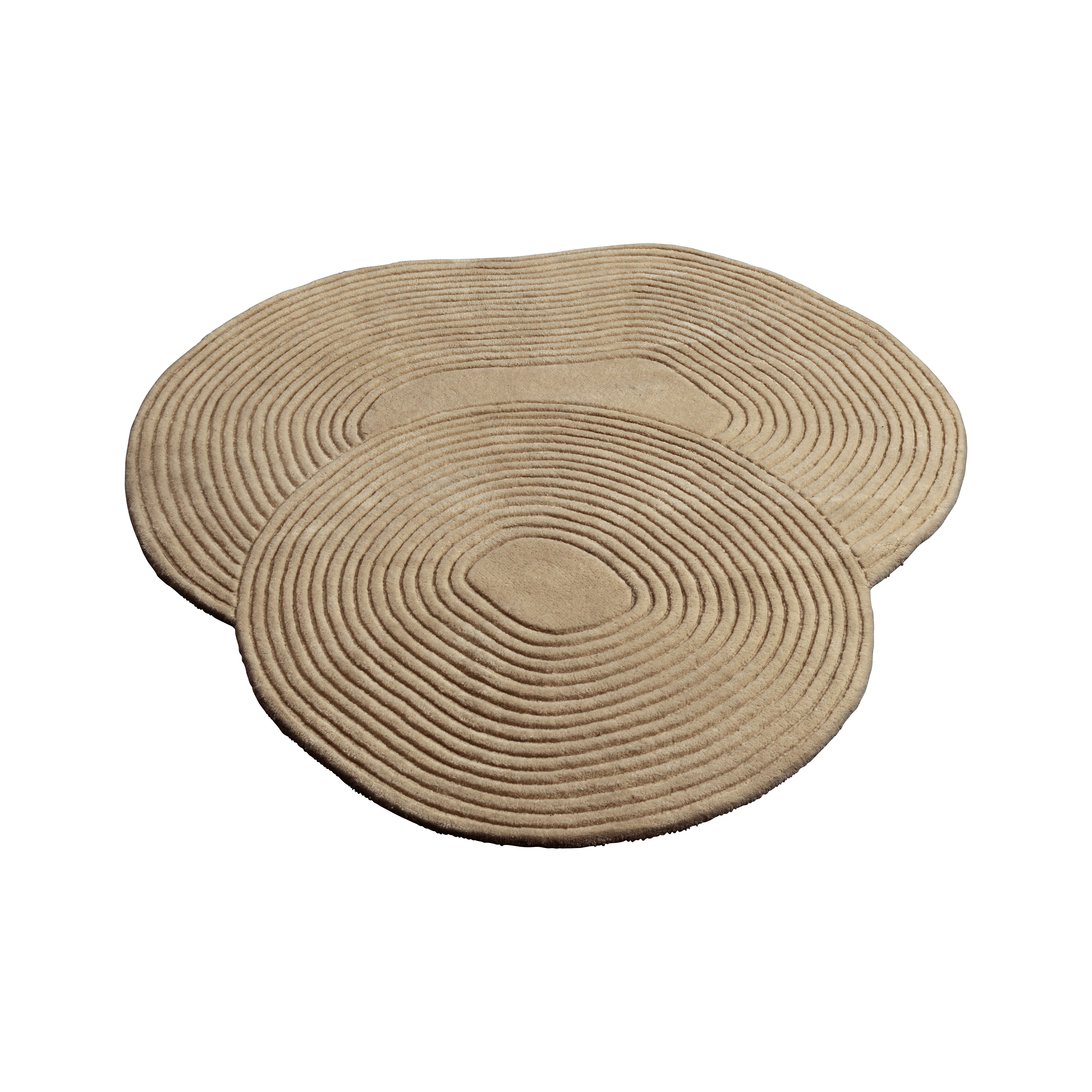 Tapis Zen Shaped Bolia - beige | Made In Design