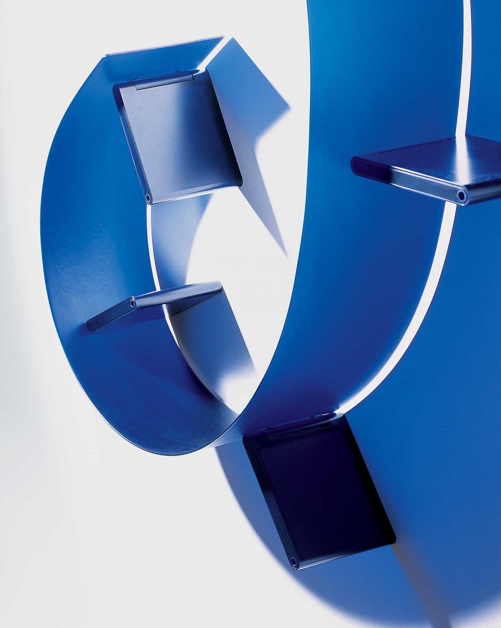 Kartell Bookworm Shelf - Grey/Silver | Made In Design UK