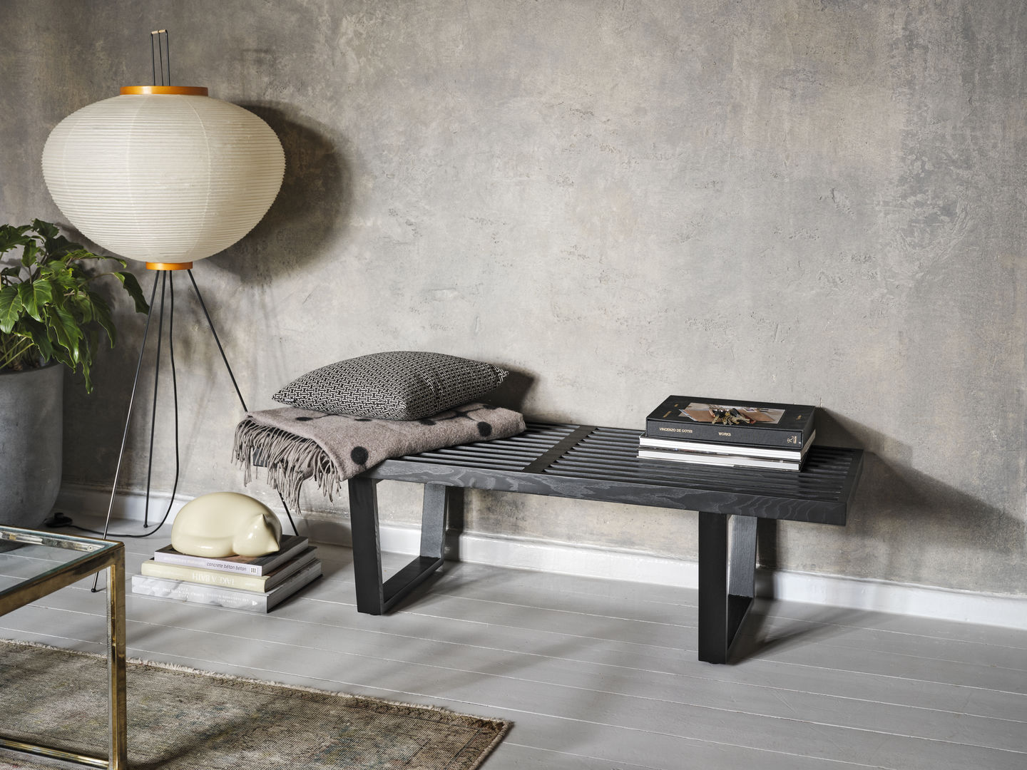 Vitra Nelson Bench Bench black Made In Design UK
