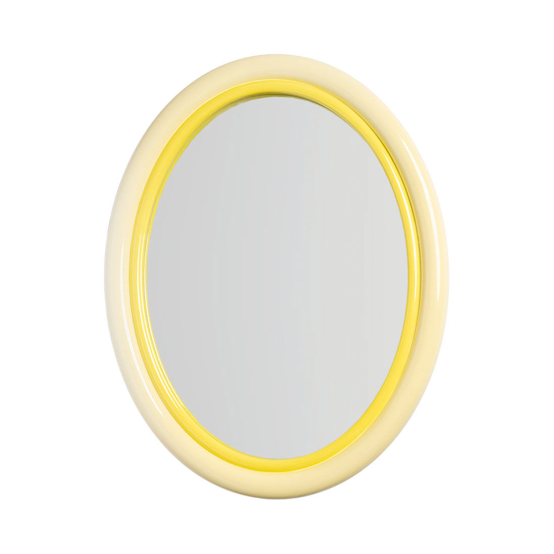 & klevering Sleek Wall mirror - yellow | Made In Design UK