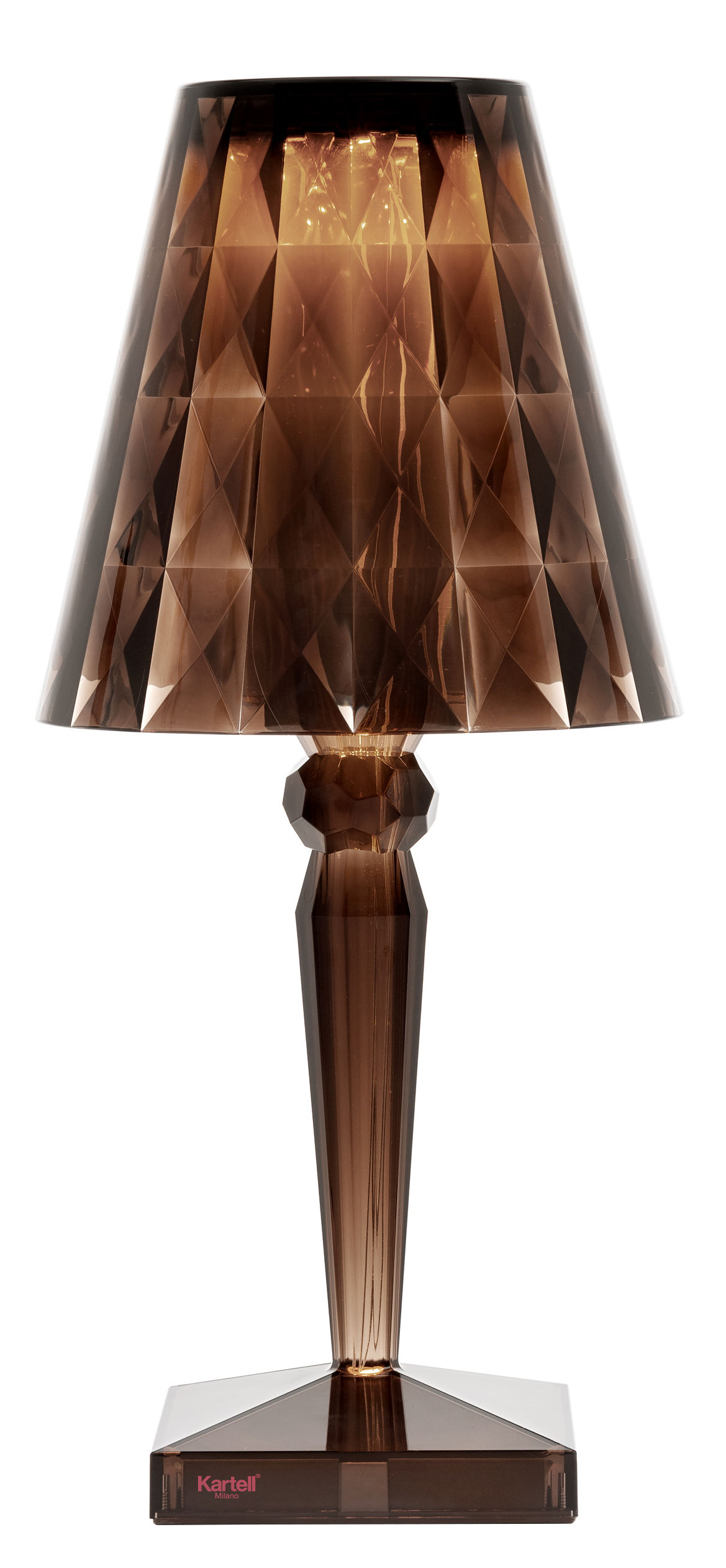 Lampada senza fili Big Battery LED di Kartell - Marrone | Made In Design Lampada senza fili Big Battery LED di Kartell - Marrone | Made In Design