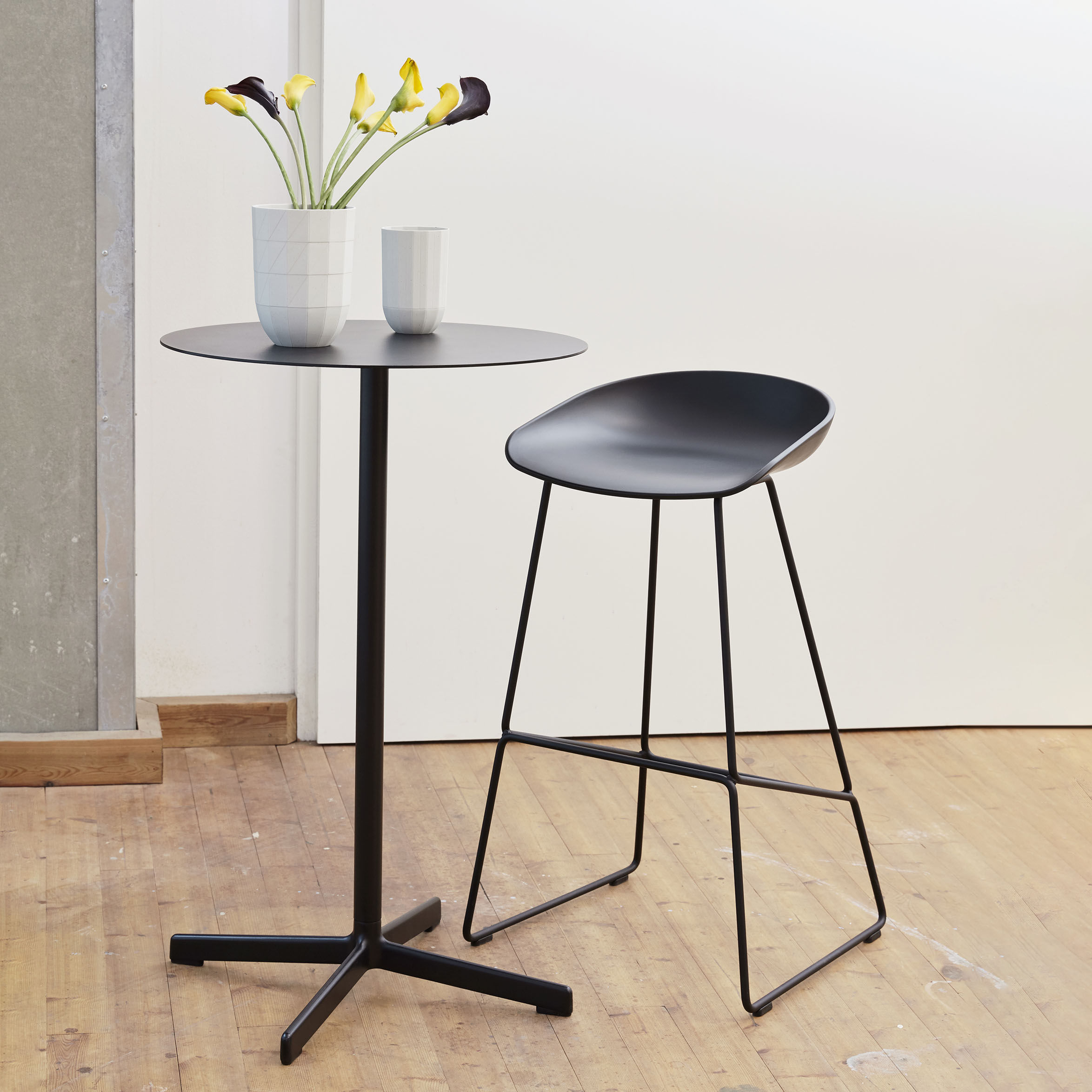 Barhocker About a stool AAS 38 HIGH von Hay weiB Made In Design