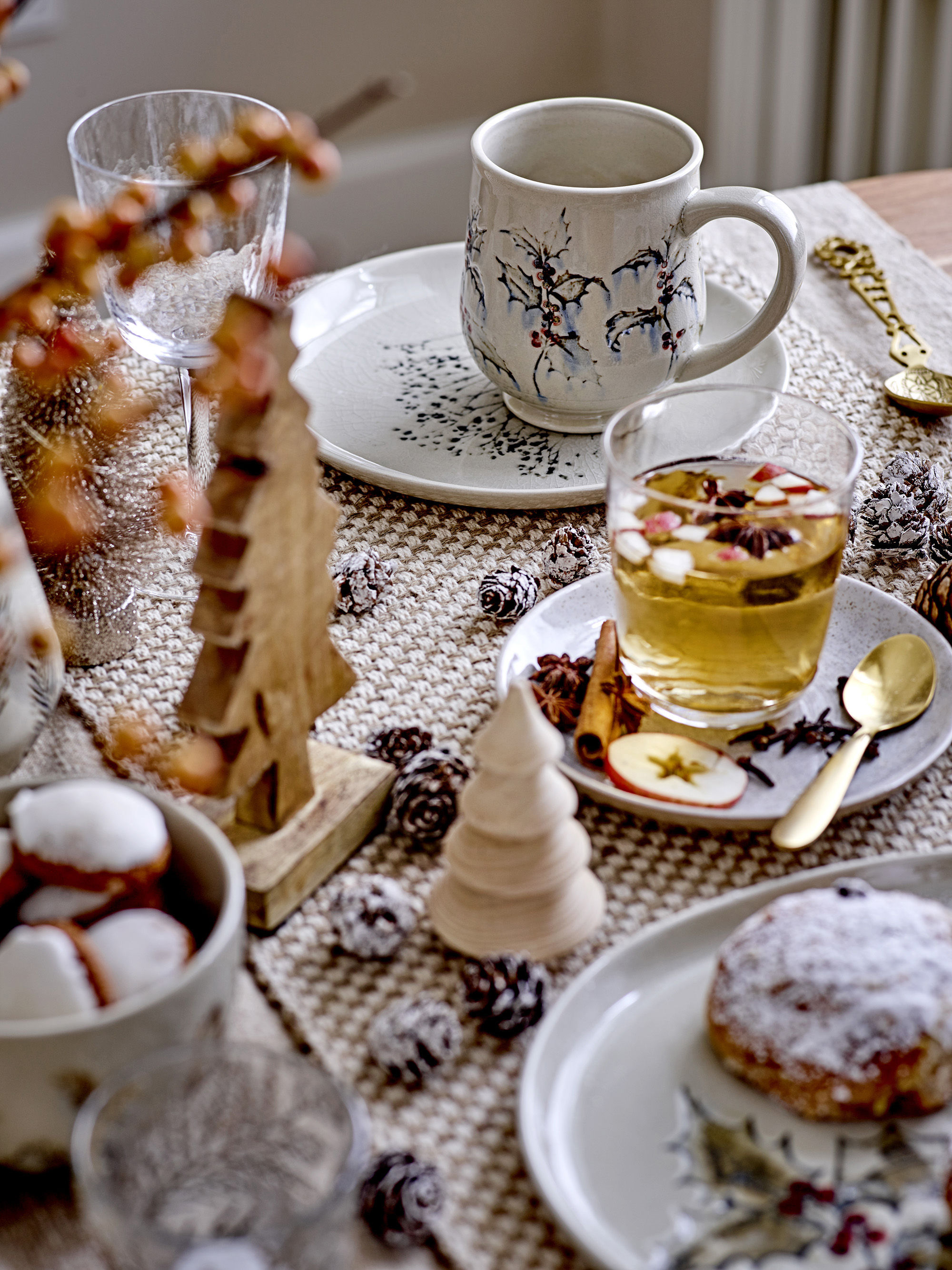 Bloomingville Mala Table centrepiece - Beige | Made In Design UK