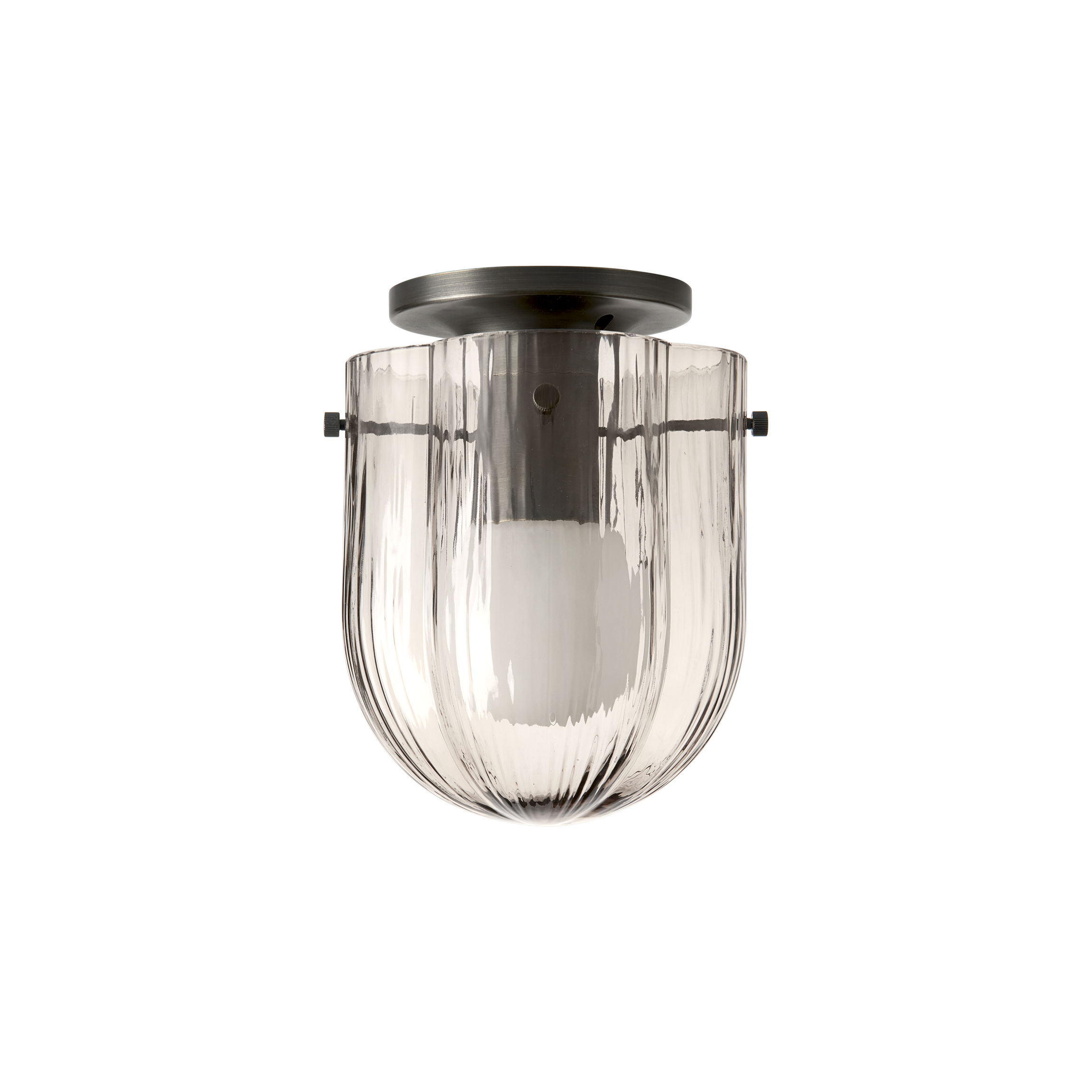 Gubi Seine Ceiling light - smoke antique brass | Made In Design UK