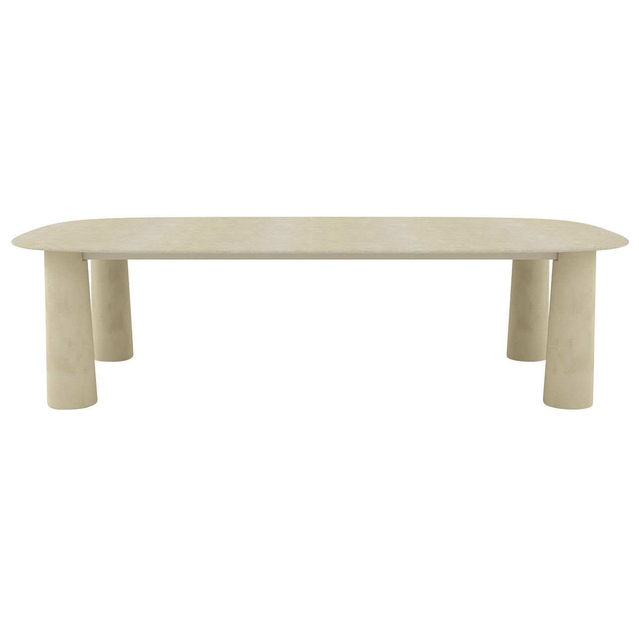 Ethimo Bold Oval table - beige | Made In Design UK